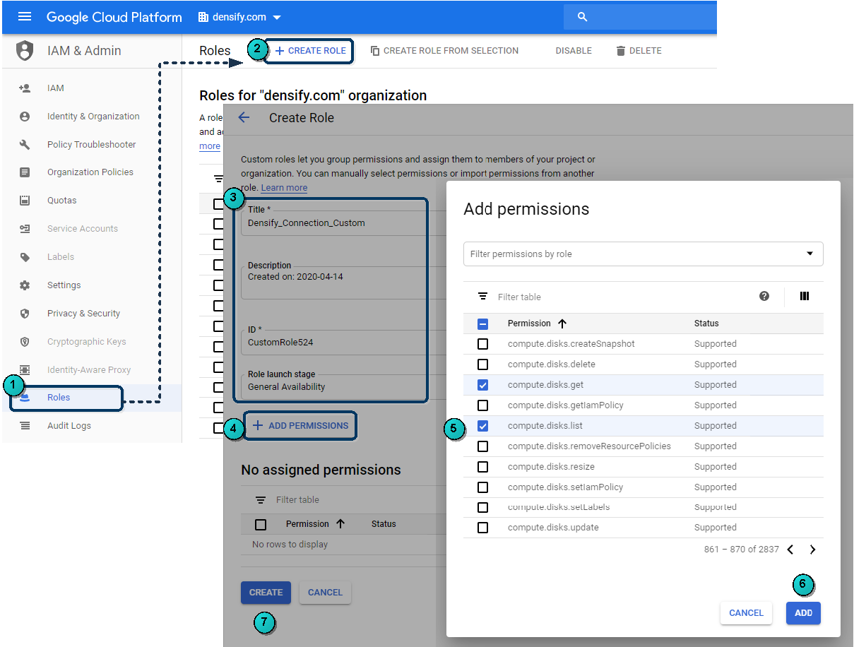 Google Cloud Platform Data Collection Prerequisites